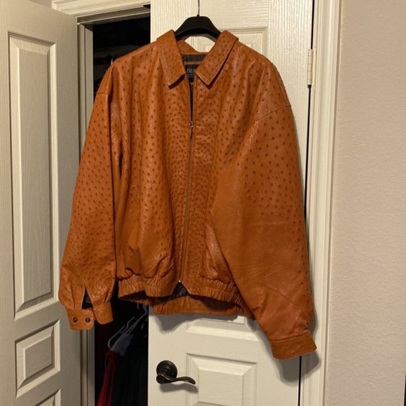 Bernini | Jackets & Coats | Bernini Ostrich Jacket | Poshmark